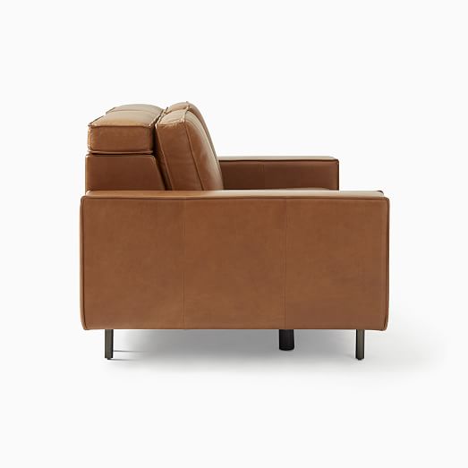 Axel Motion Leather Reclining Sofa (78") | West Elm