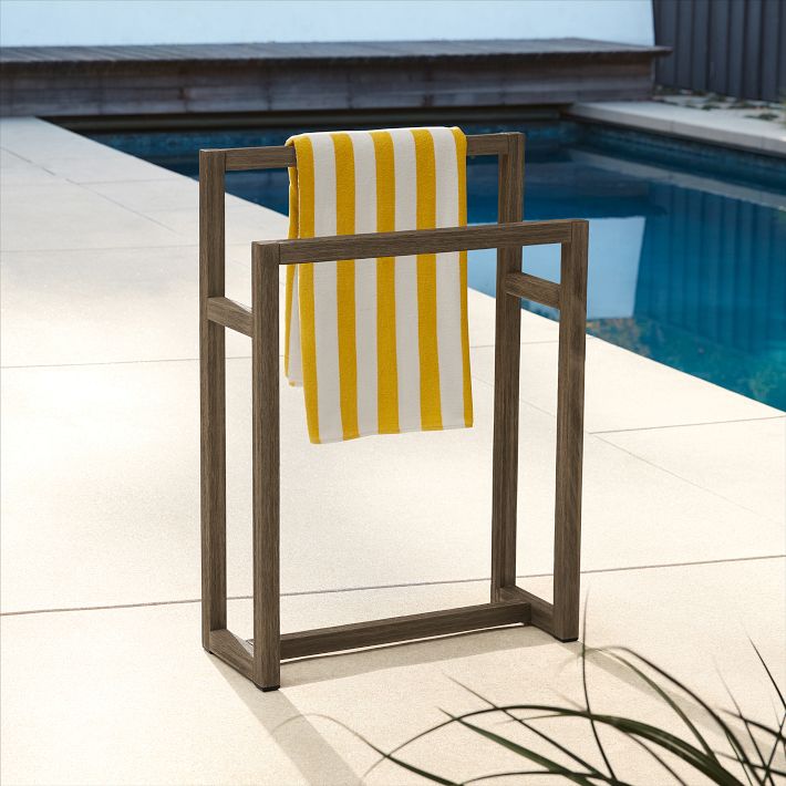 Portside Outdoor Towel Rack | West Elm