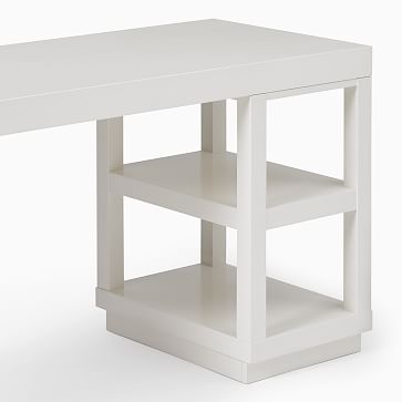 Parsons Open Storage Desk Set (62") | West Elm