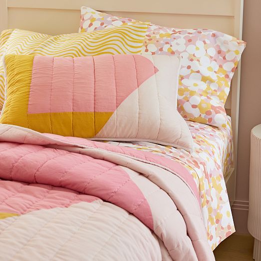 Painted Daisy Sheet Set | West Elm