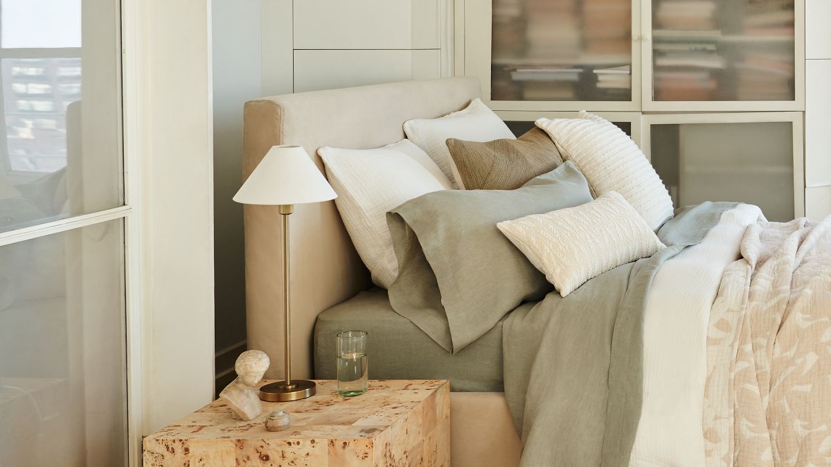 Emmett Non-Tufted Low Profile Bed | West Elm