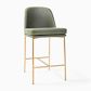Jack Metal Frame Leather Bar & Counter Stools | West Elm