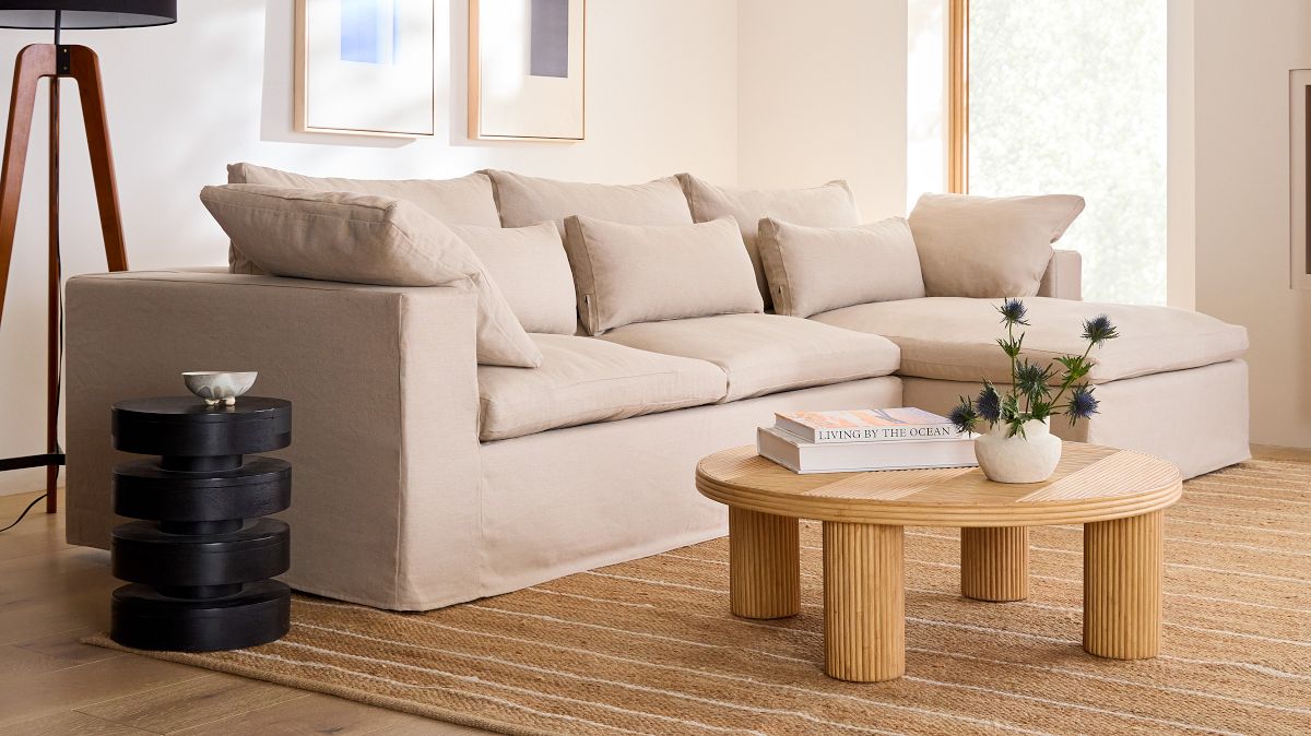 Graduated Stripe Jute Rug | West Elm