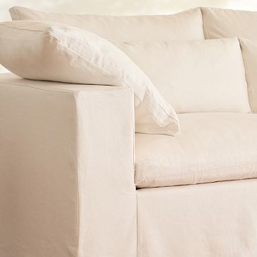 Harmony Modular Skirted Slipcover Sofa (82"–92") | West Elm