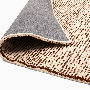 Striated Dots Rug | West Elm