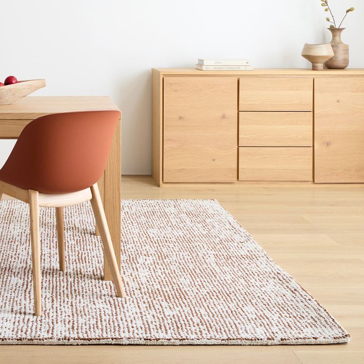 Striated Dots Rug | West Elm
