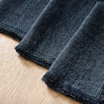 Frayed Edge Linen Napkin Sets | West Elm