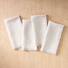 Frayed Edge Linen Napkin Sets | West Elm