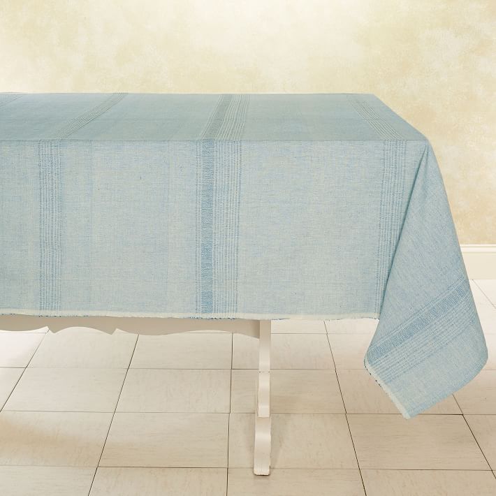 Handwoven Cotton Tablecloth | West Elm