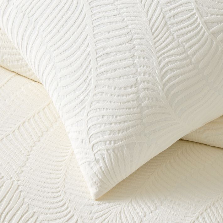 Trailing Fern Matelasse Duvet Cover & Shams | West Elm