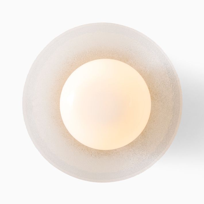 Bezel Glass Sconce (7") | West Elm