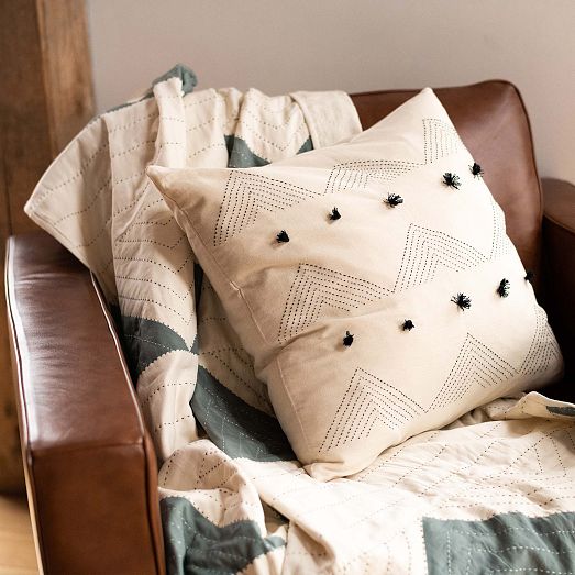 Anchal Project Triangle Quilt Throw | West Elm