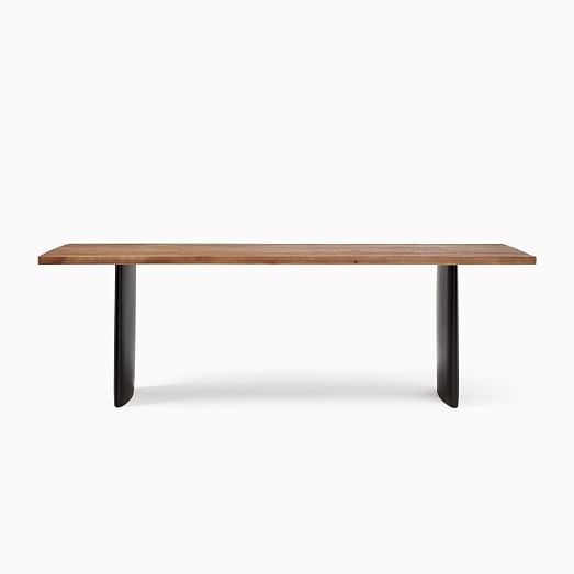 Campbell Plinth Dining Table (74", 94") | West Elm