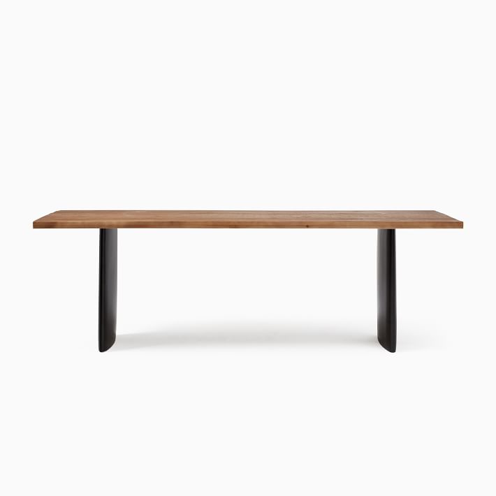 Campbell Plinth Dining Table (74", 94") | West Elm