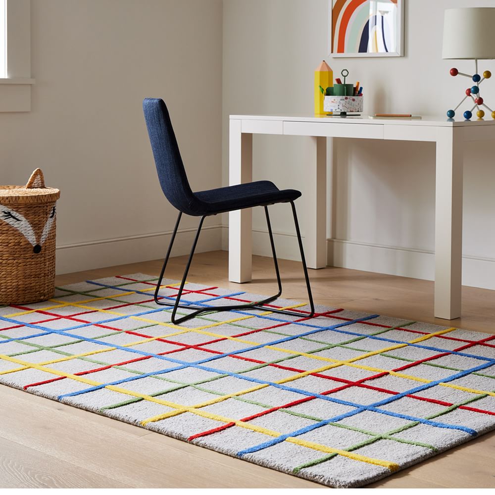 Ada Twist Graph Paper Rug | West Elm