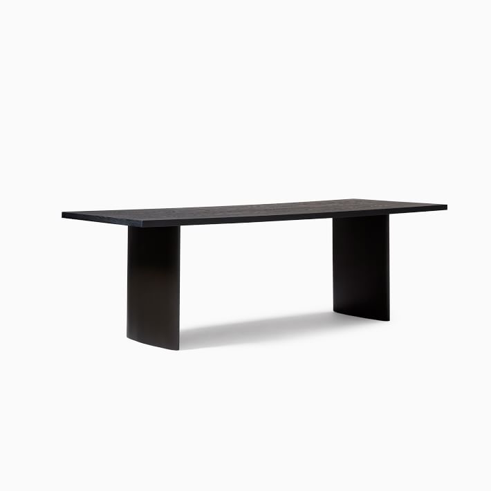 Campbell Plinth Dining Table (74", 94") | West Elm