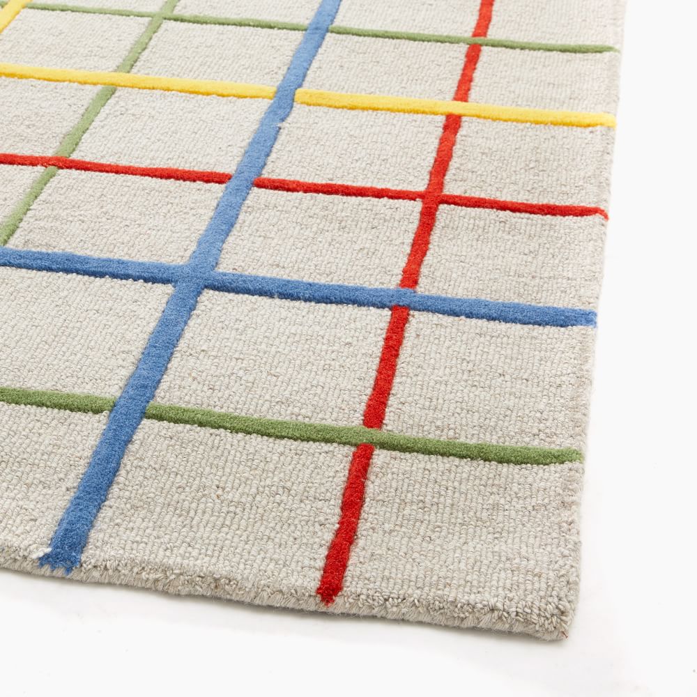 Ada Twist Graph Paper Rug | West Elm