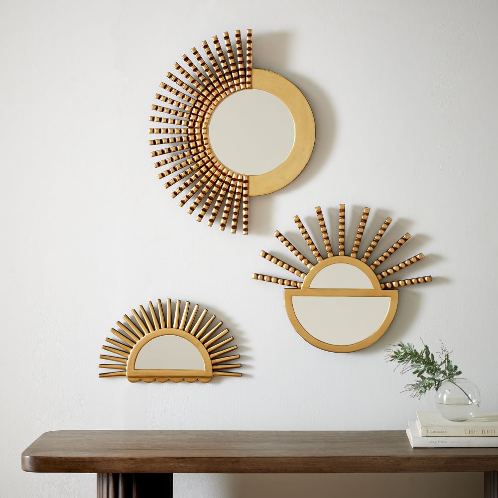 West Elm Gold Mirror