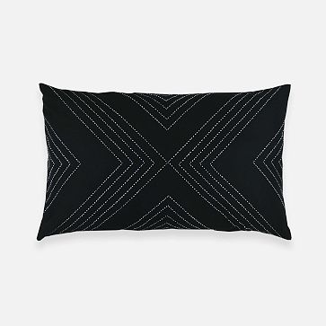 Anchal Project Geometric Stitch Throw Pillow | West Elm