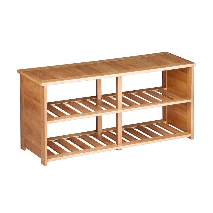 Bamboo Shoe Bench | West Elm