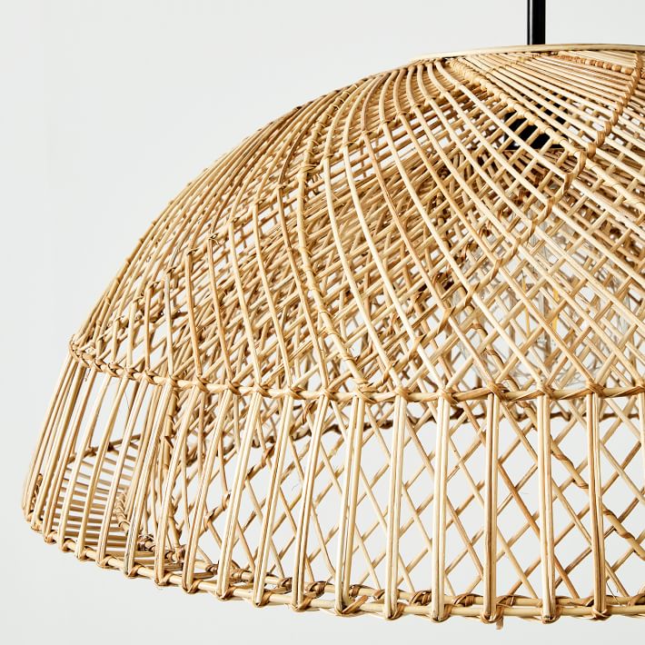 Wicker Dome Pendant (28") | West Elm