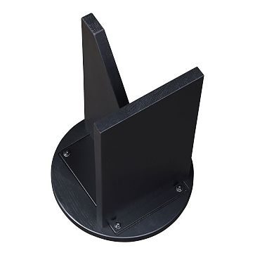 Angled Base Wood Side Table (14") | West Elm