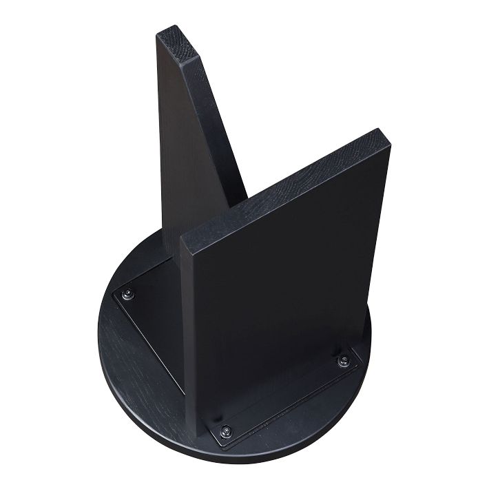 Angled Base Wood Side Table (14") | West Elm