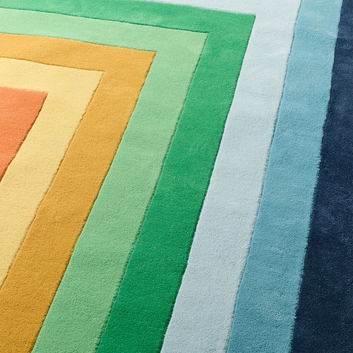 Corner Stripe Rug | West Elm