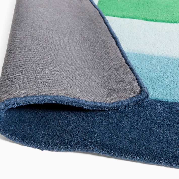 Corner Stripe Rug | West Elm