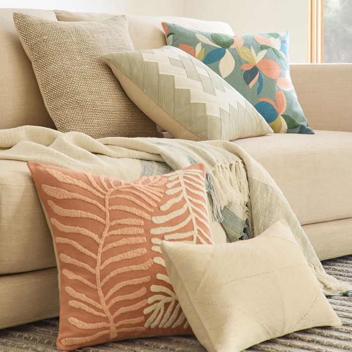 Trailing Fern Pillow Cover | West Elm