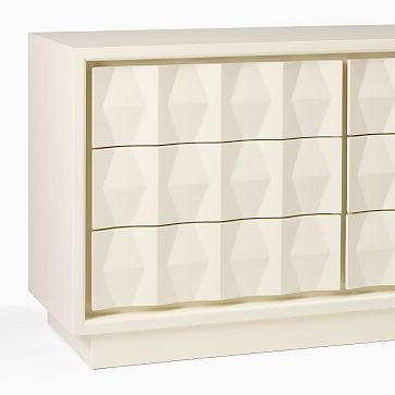 Carved Pattern 6-Drawer Dresser (62") | West Elm