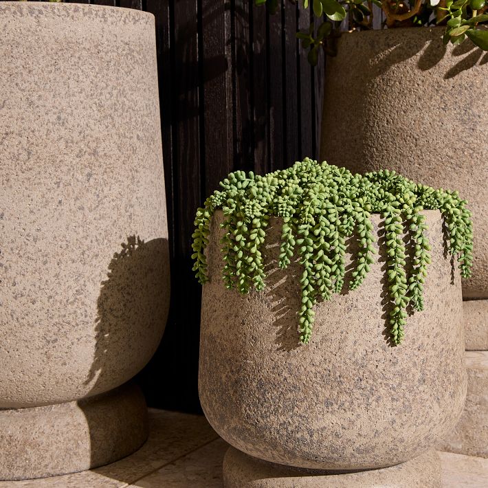 Helena Ficonstone Indoor/Outdoor Planters | West Elm