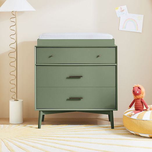 Mid-Century 3-Drawer Changing Table (36") | West Elm