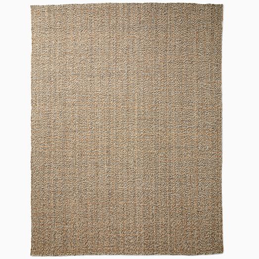 Textured Weave Wool & Jute Rug | West Elm