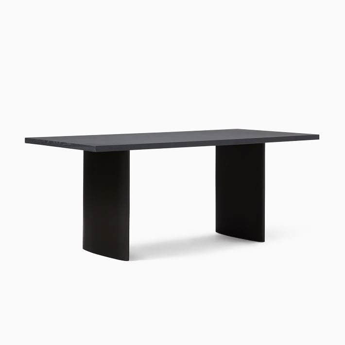 Campbell Plinth Dining Table (74", 94") | West Elm