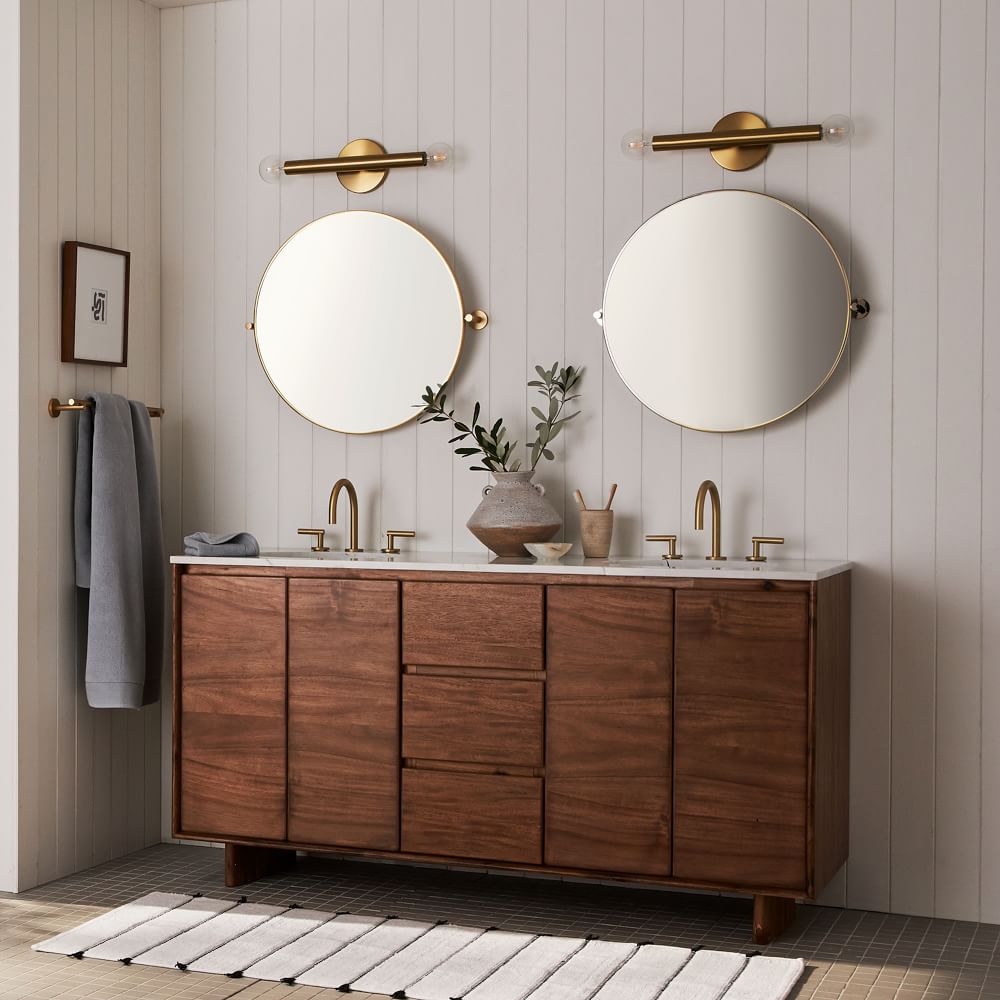 Anton Double Bathroom Vanity (68"–78") | West Elm