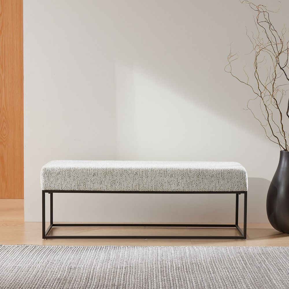 Box Frame Upholstered Bench | West Elm