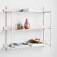 Floating Lines Metal Wall Shelf - 3-Tiered | West Elm
