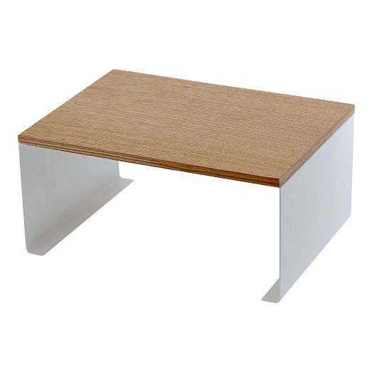 Yamazaki Tosca Wood-Top Stackable Kitchen Rack | West Elm