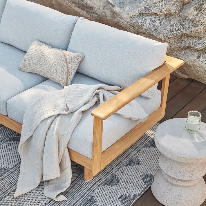 Woven Arches Indoor/Outdoor Pillow | West Elm