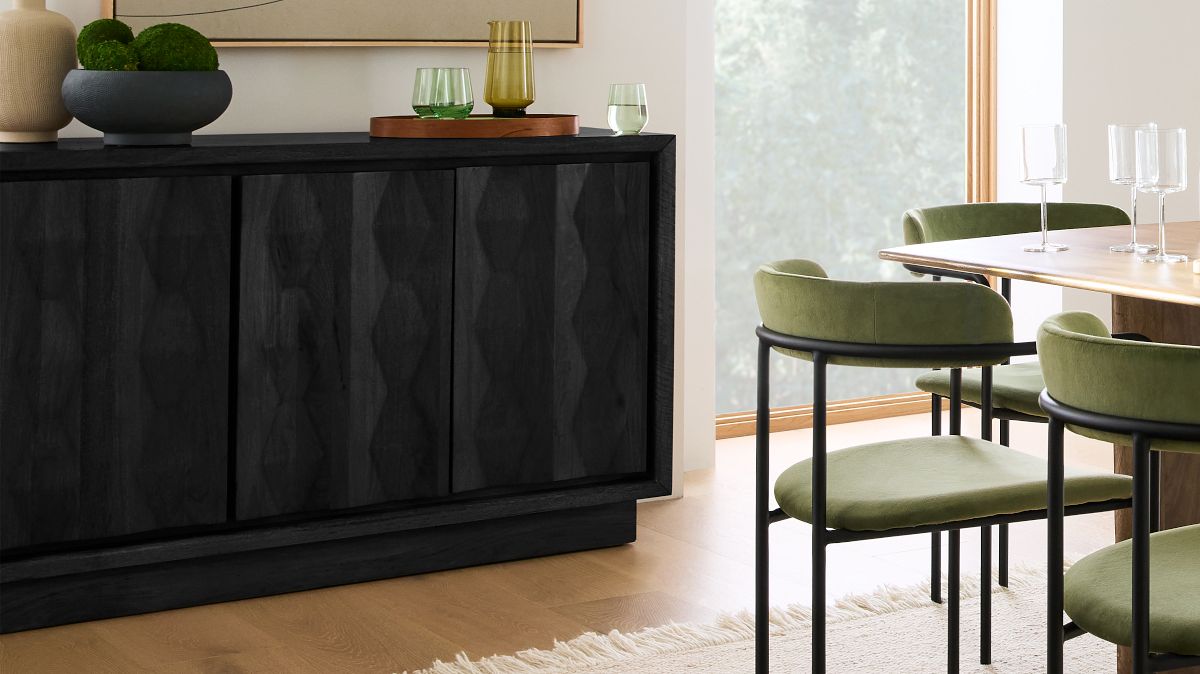 Carved Pattern Media Console (60"–80") | West Elm