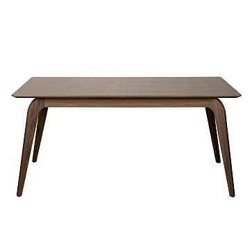 Curved Splayed Leg Expandable Dining Table (63" – 83") | West Elm