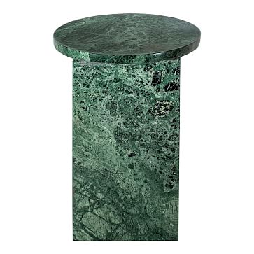 Angled Base Marble Side Table | West Elm