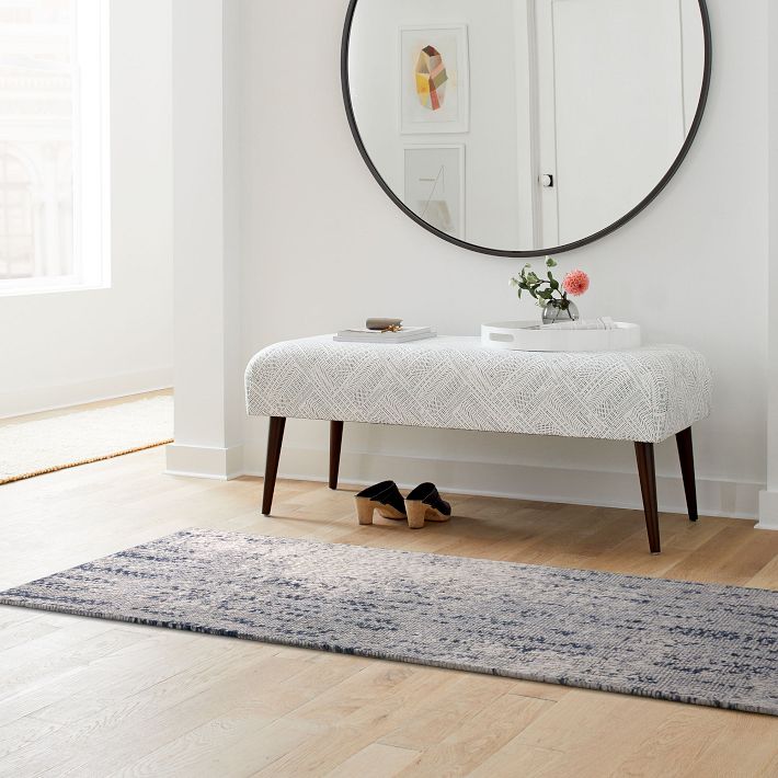 Distressed Foliage Rug | West Elm