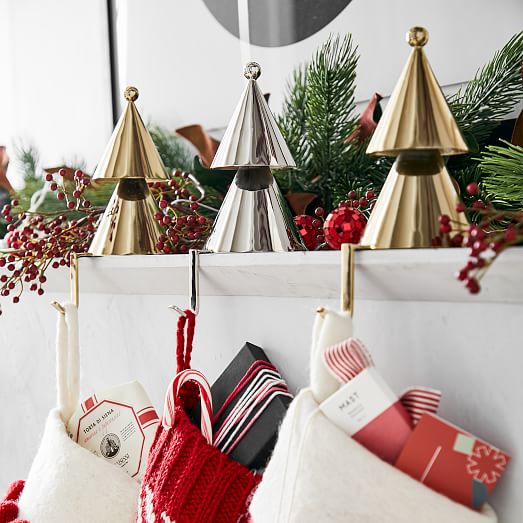 Metal Tree Stocking Holder | West Elm