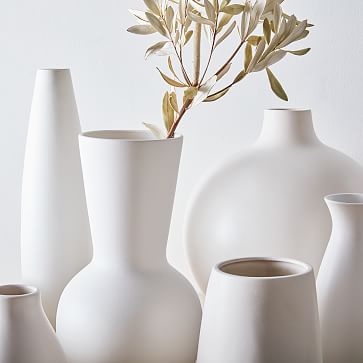Pure White Ceramic Vases | West Elm