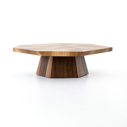Natural Geometric Coffee Table | Modern Living Room Furniture | West Elm