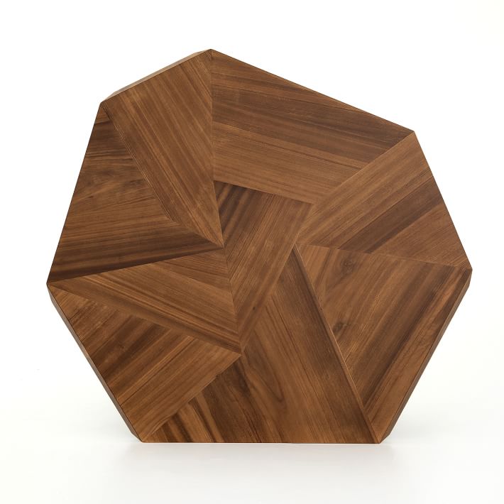 Natural Geometric Coffee Table | Modern Living Room Furniture | West Elm