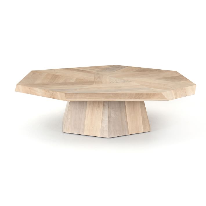 Natural Geometric Coffee Table | Modern Living Room Furniture | West Elm