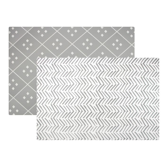 Wander & Roam Reversible Dash & Diamond Playmat | West Elm